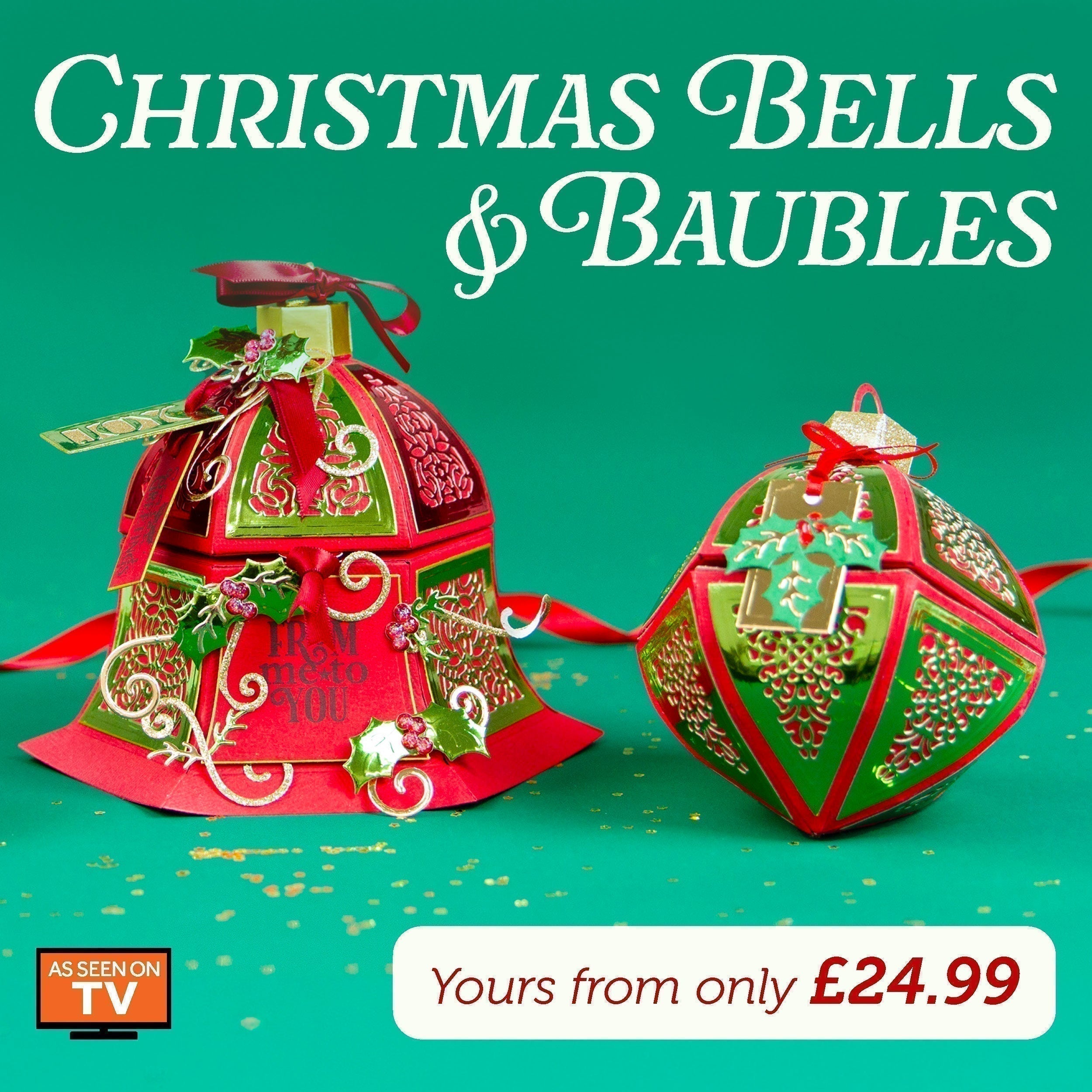 Christmas Bell & Bauble Die Set – Tonic Studios