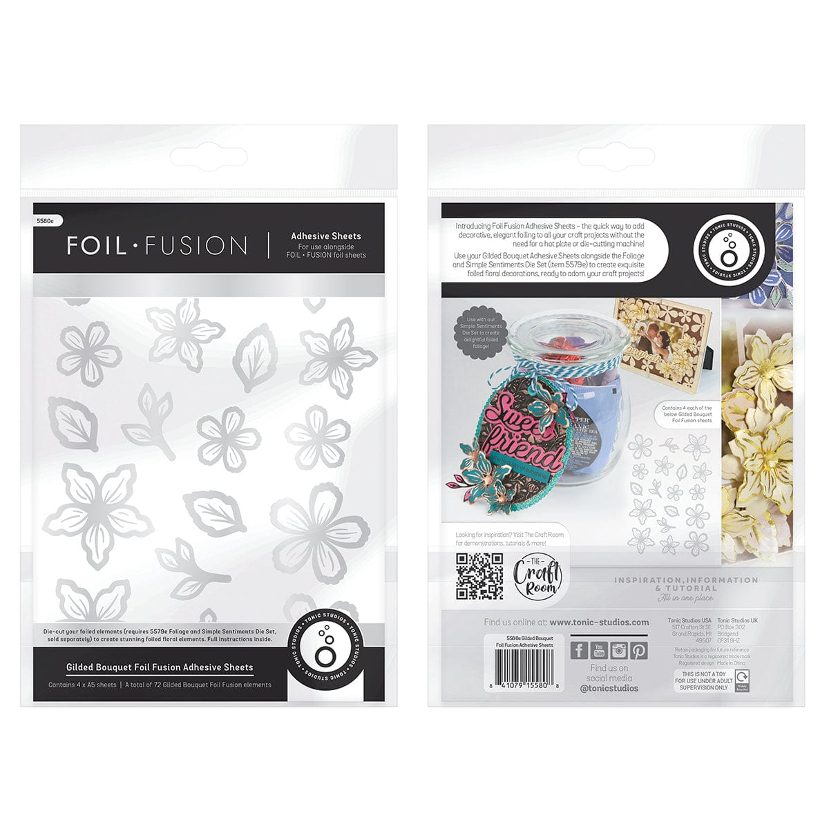 Foil Fusion - Gilded Bouquet Adhesive Sheets - 5580e – Tonic Studios