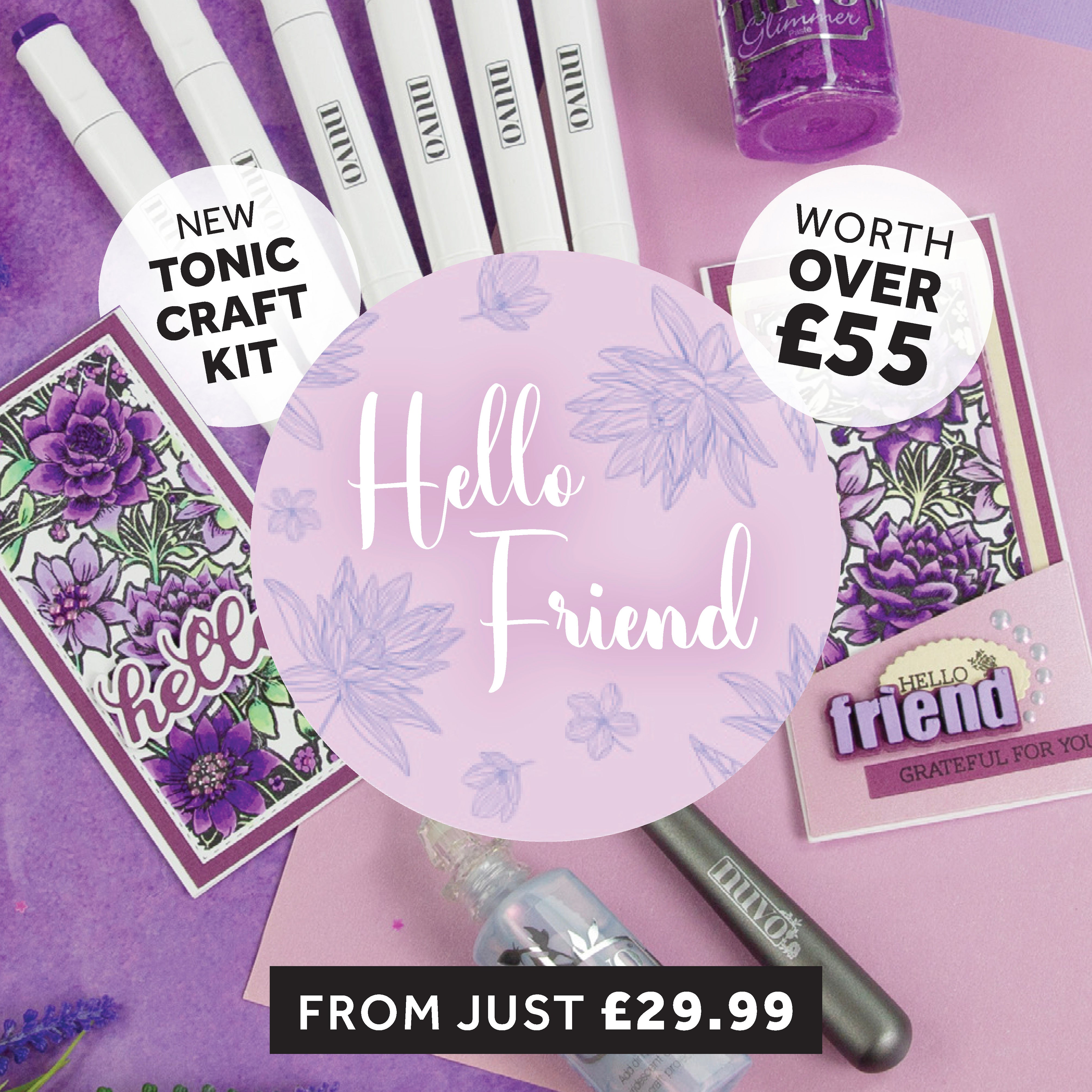 Tonic Craft Kit 77 - Hello Friend – Tonic Studios