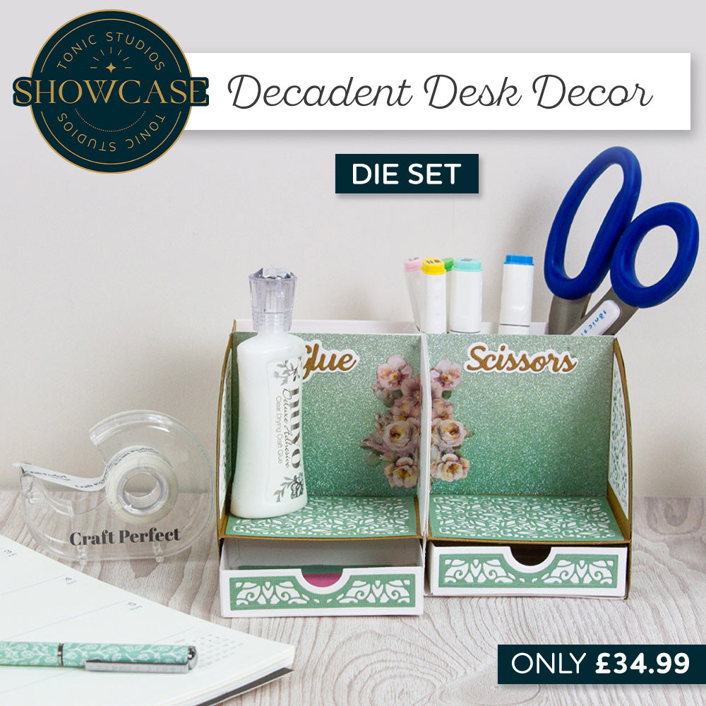 Decadent Desk Decor Die Set - Showcase – Tonic Studios