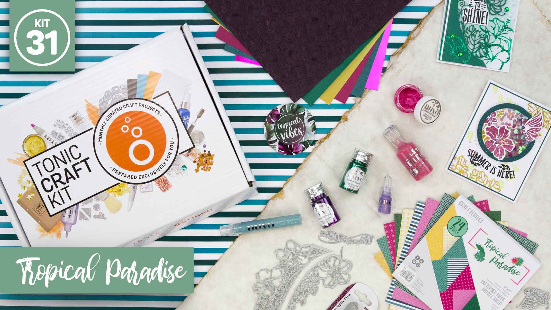Tonic Craft Kit 31 - Tropical Paradise – Tonic Studios