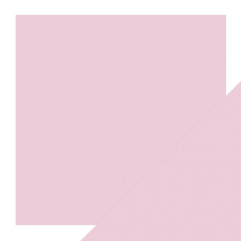 Craft Perfect - Classic Card - Ballet Pink - Weave Textured - 12" x 12 ...