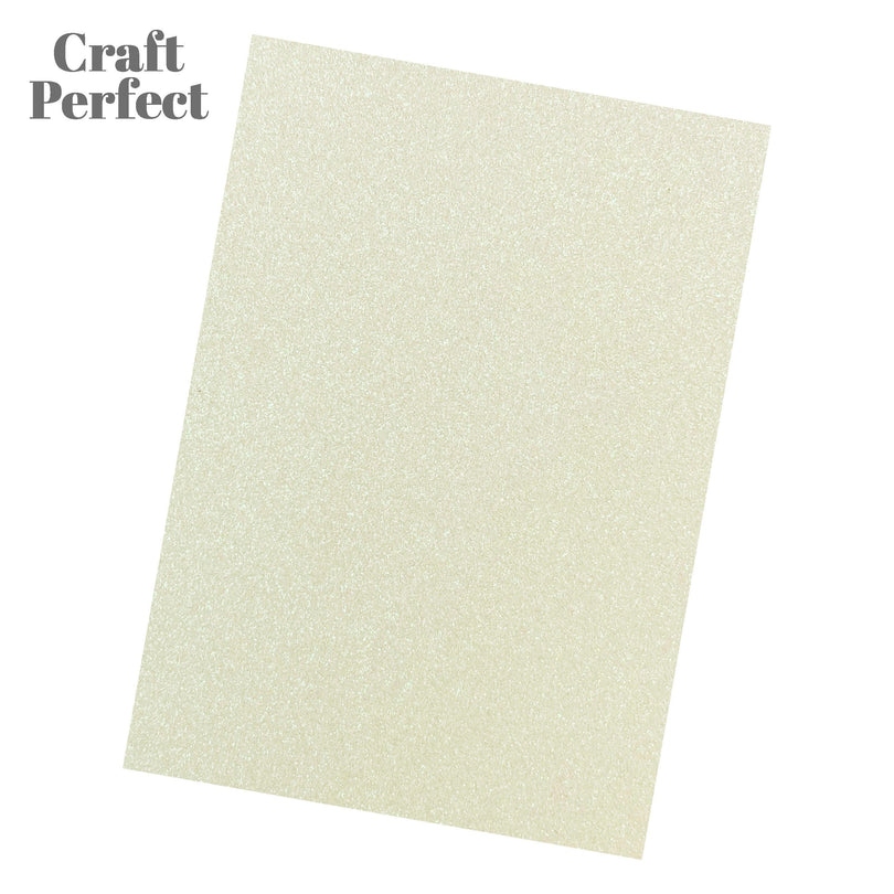 Craft Perfect - Glitter Card - Sugar Crystal - A4 (5/PK) - 9948E ...