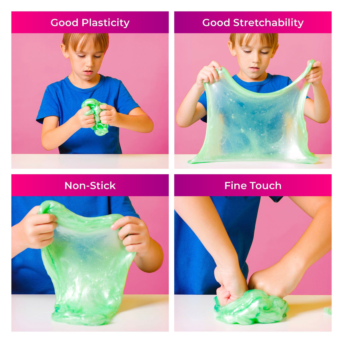 Multipack of 5 - Slime Creator - Glow Base - Pearl White - ASB9 – Tonic ...