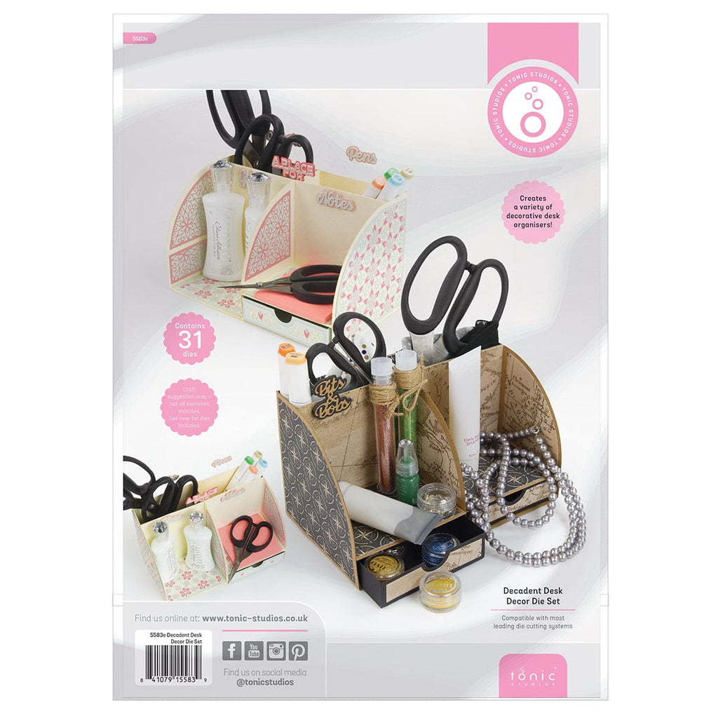 Decadent Desk Decor Die Set - Showcase – Tonic Studios
