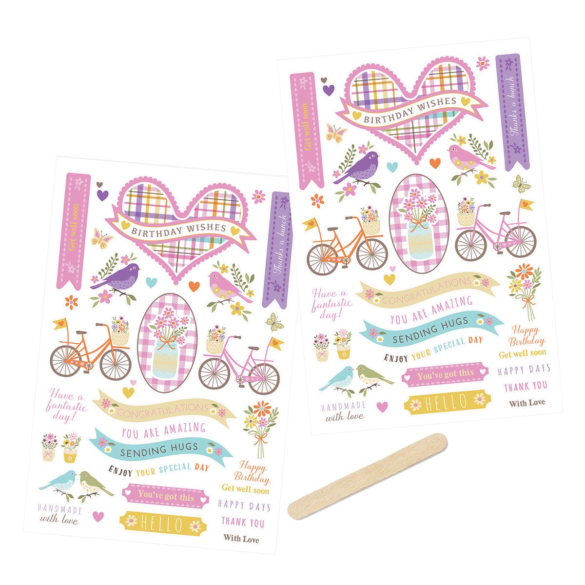Spring Has Sprung - Rub-On Transfers 2 Pack - DB172 – Tonic Studios
