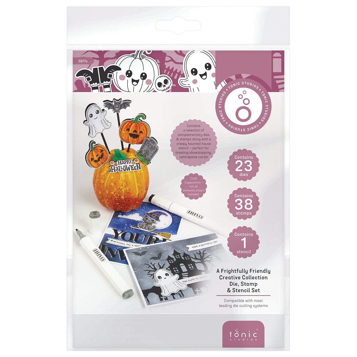 A Frightfully Friendly Creative Collection - Die, Stamp & Stencil Set ...