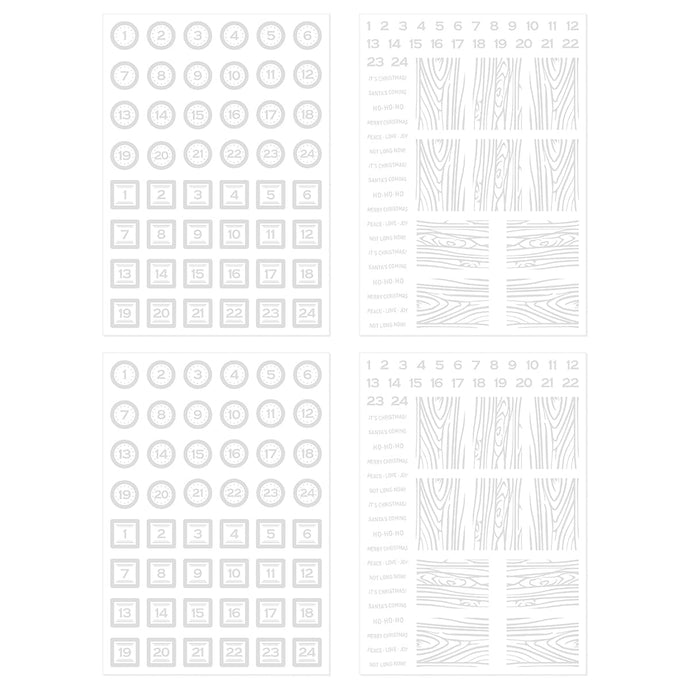 Foil Fusion - Advent Cracker Box Adhesive Sheets - 5908e – Tonic Studios