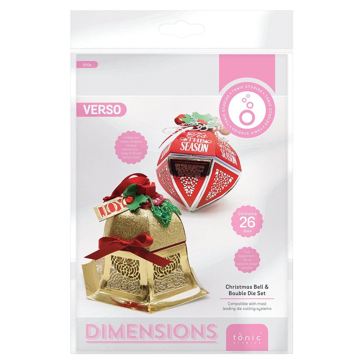 Christmas Bell & Bauble Die Set – Tonic Studios