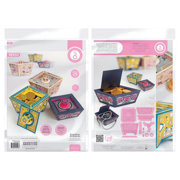 Pretty Planter Gift Box Die Set - 5516e – Tonic Studios