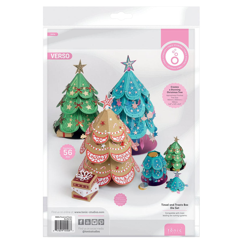 Tinsel & Treats Gift Box Die Set – Tonic Studios