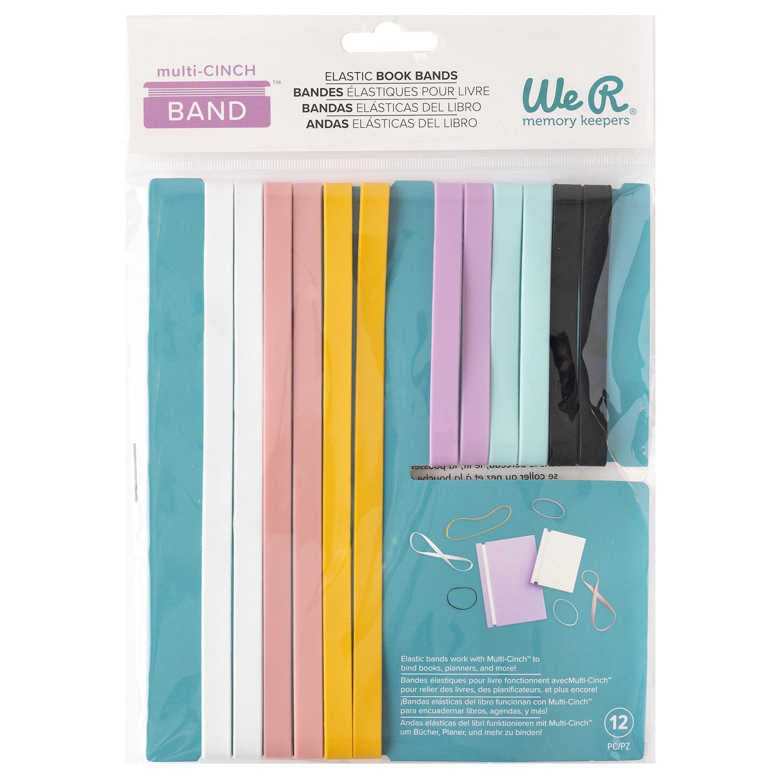 We R Memory Keepers Cinch Elastic Binding Bands-12/Pkg – Tonic Studios