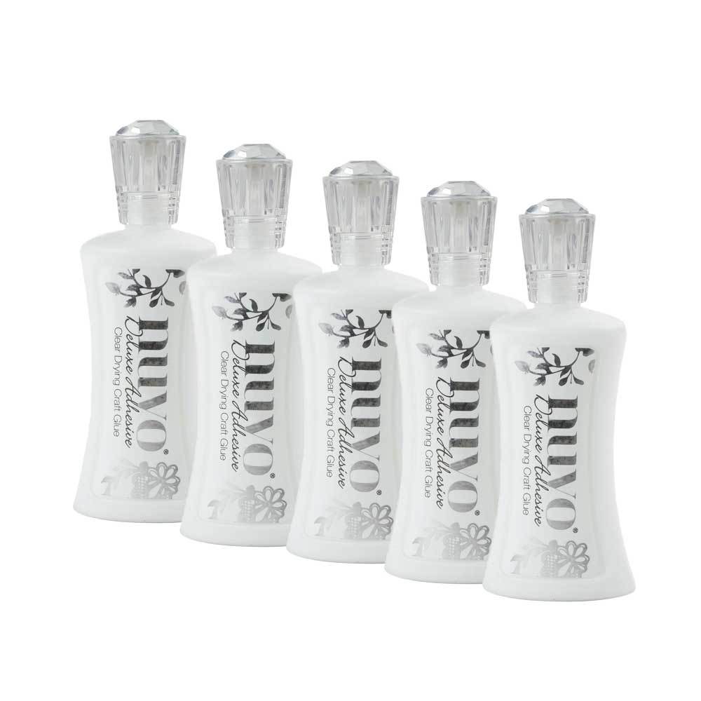 Nuvo - Deluxe Adhesive Bundle - 60ml/2fl.oz (5/PK) - CB021 – Tonic Studios