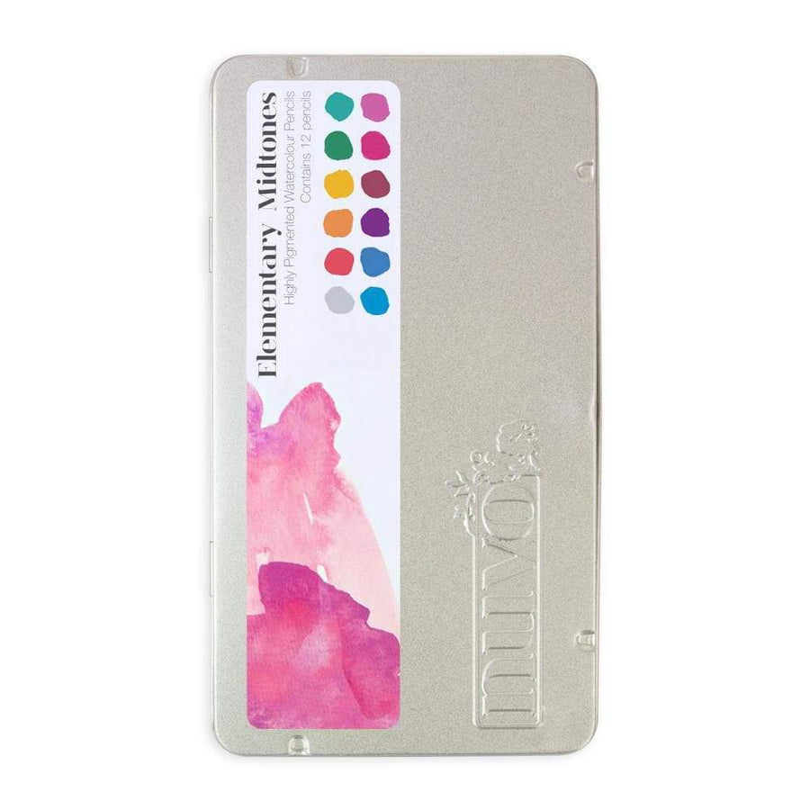 Nuvo - Watercolour Pencils - Elementary Midtones - 523n – Tonic Studios