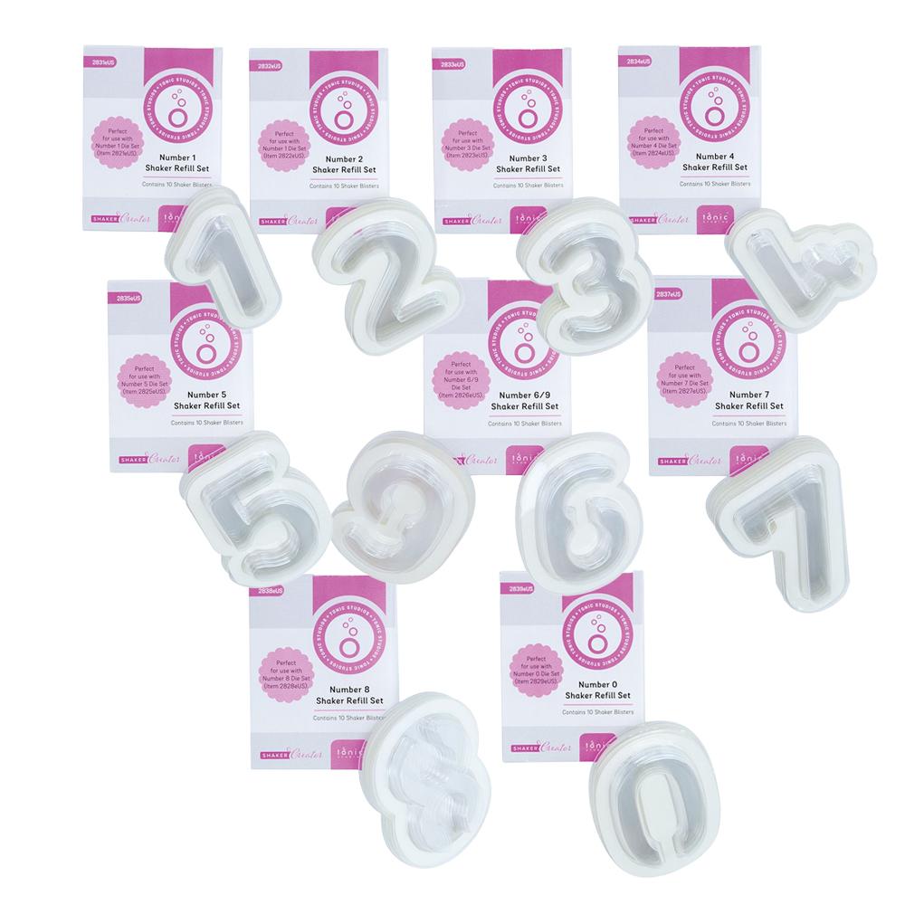 Number Shakers Blister Bundle – Tonic Studios